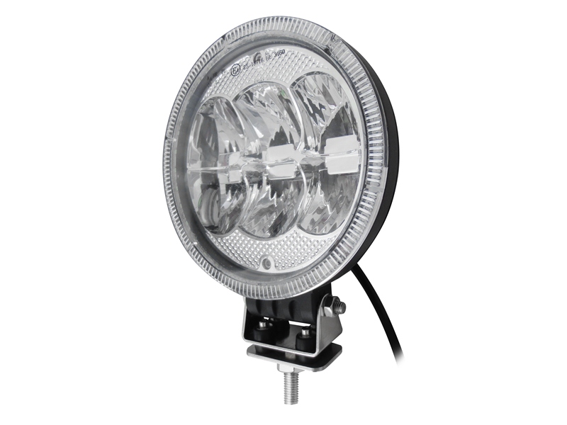 Round LED High Beam, E-approved Light - Matronics