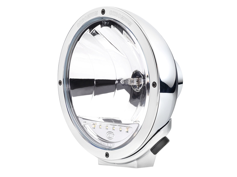 Hella Luminator Chromium Auxiliary Lamp - 12 / 24V - Matronics